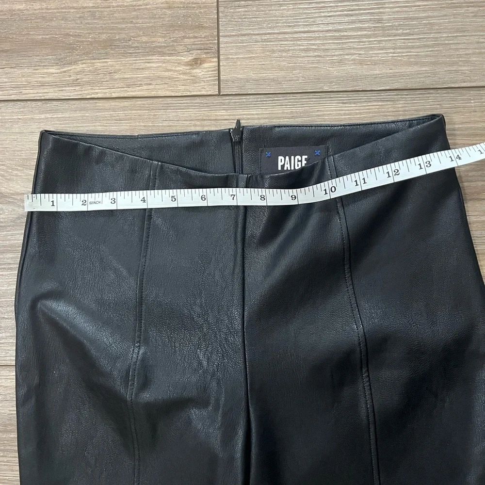 PAIGE | Pants & Jumpsuits | Paige Kiana Black Vegan Leather Skinny ...